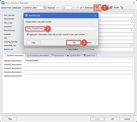 Openutilities How To Create A New Non Coded Custom Part Number In