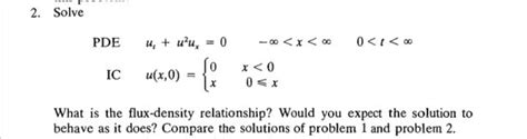 Solved Solve PDE Chegg