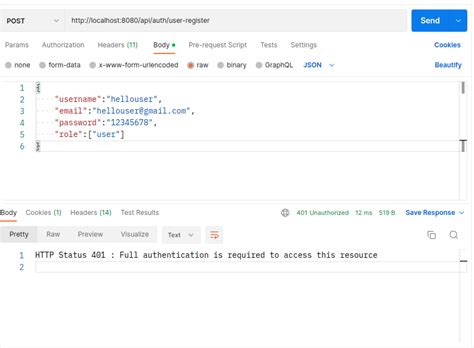 Spring Boot AuthorizeHttpRequests RequestMatchers Cannot Permit Signup