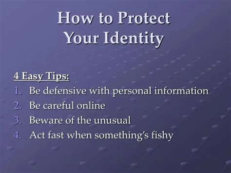 PPT Safeguard Your Identity Essential Strategies PowerPoint Presentation ID