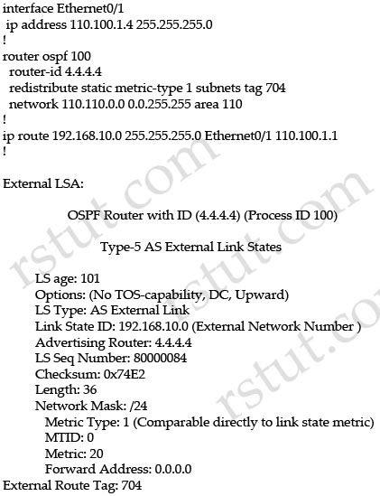 CCIE R S Training OSPF Questions