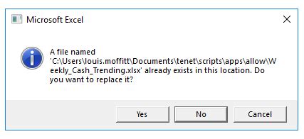 Excel Using Application DisplayAlerts False Gives Method Or Data Member Not Found Compile