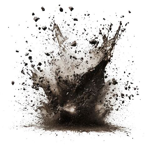 Mud Eruption Explosion Particles Dramatic Free Photo Rawpixel