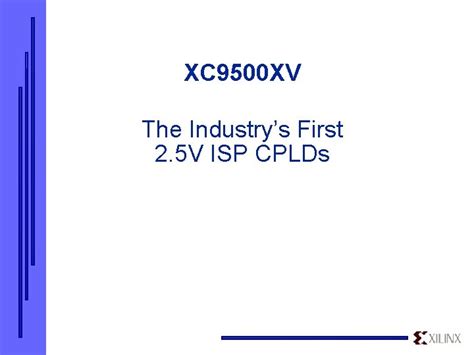 XC XV The Industrys First