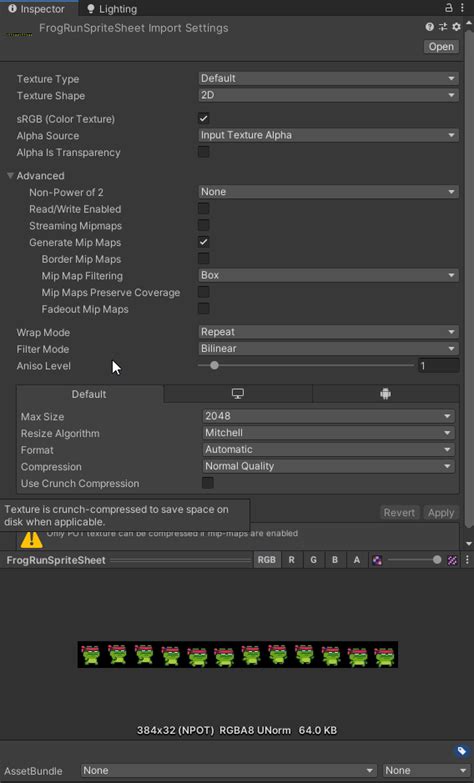 游戏开发小结——在unity中使用sprite Sheet制作动画unity Animation Sheet Csdn博客