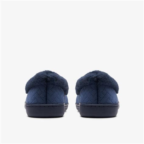 Womens Twyla Star Navy Slippers Clarks