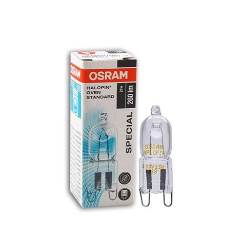 ᐉ Лампа галогенная для духовок Osram 66725 Halopin Oven 25 W G9 230 V ...