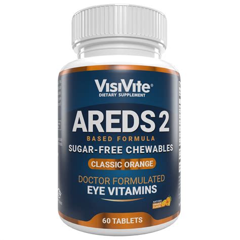 Premium Sugar Free Areds 2 Eye Vitamins For Adults Lutein For Eye