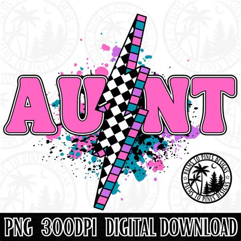 Fun Aunt Png Aunt Retro Design Aunt Png Family Squad Design Aunt Racing Download Aunt Retro