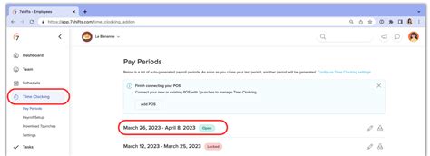 Paylocity Payroll Integration Shifts