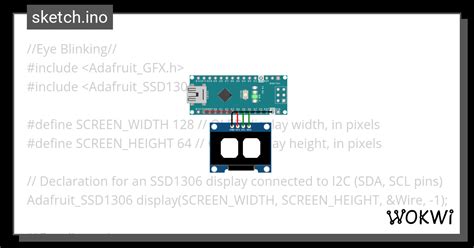 Eye Blinking Robot Copy Wokwi Esp32 Stm32 Arduino Simulator