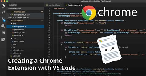 Creating A Chrome Extension With Vs Code · Geralds Blog About Net