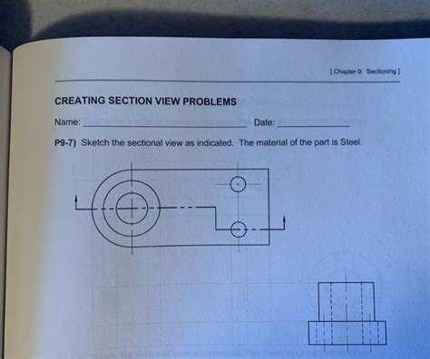 Solved Chapter 9 Sectioning Creating Section View Problems