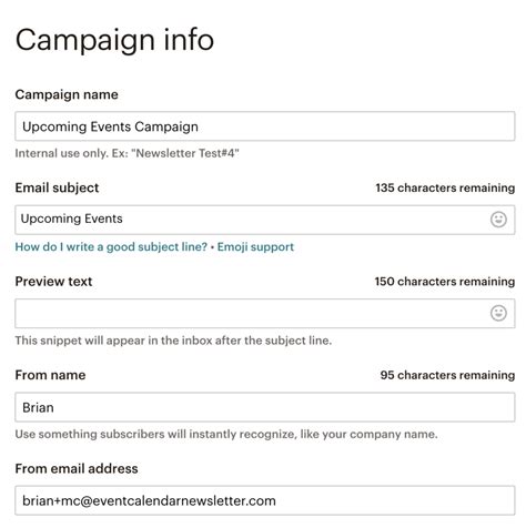 Creating An Automatic Mailing Of Your Events With Mailchimp