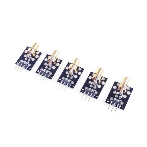 Angeek 5pcs 5v Ky 008 Laser Sensor Module Laser Dot Diode Copper Head For Arduino Bigamart