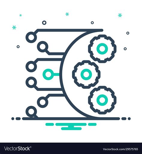 Network Workflow Royalty Free Vector Image Vectorstock