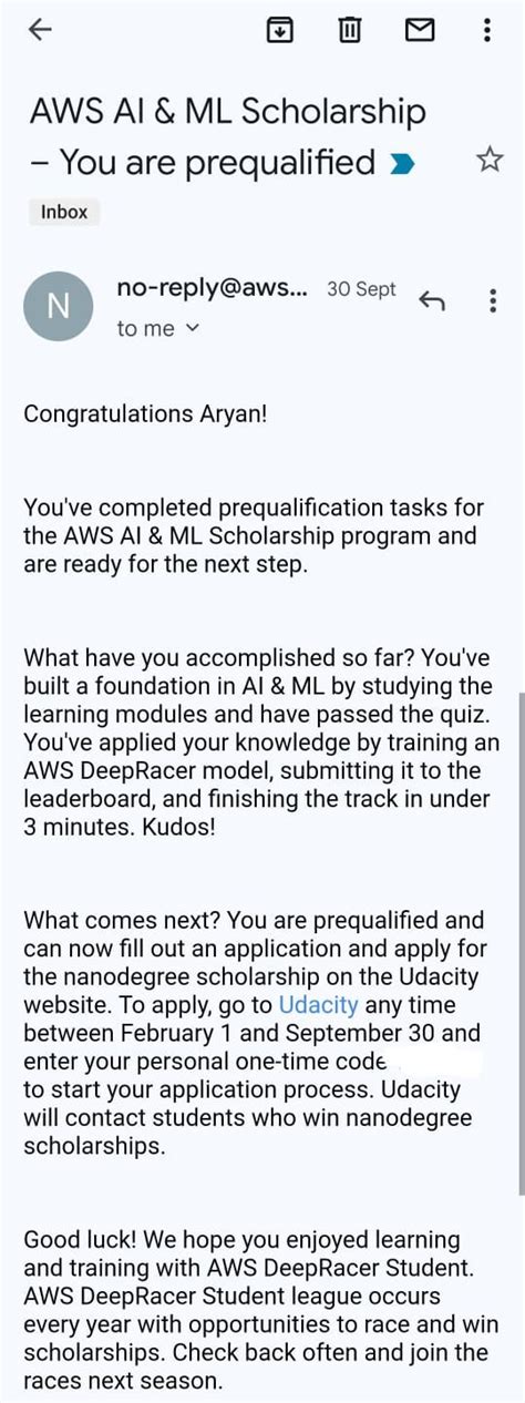 Aryan Singh On Linkedin Awsaiandml Udacity Aiprogramming Machinelearning Deepracer
