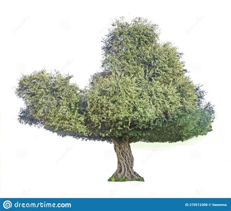 Tree Isolated On White Stock Photo Image Of Isolated