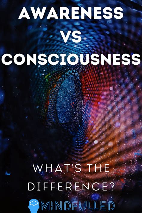 The Difference Between Consciousness And Awareness Understanding