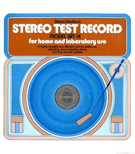 Stereo Review STR14 Stereo Test Record Vinyl Engine