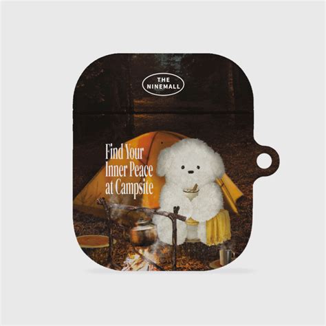 더나인몰 포토 캠핑 뽀꾸 Hard 에어팟케이스 시리즈 위시버킷