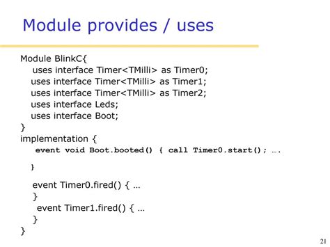 peek into tinyos programs ppt download