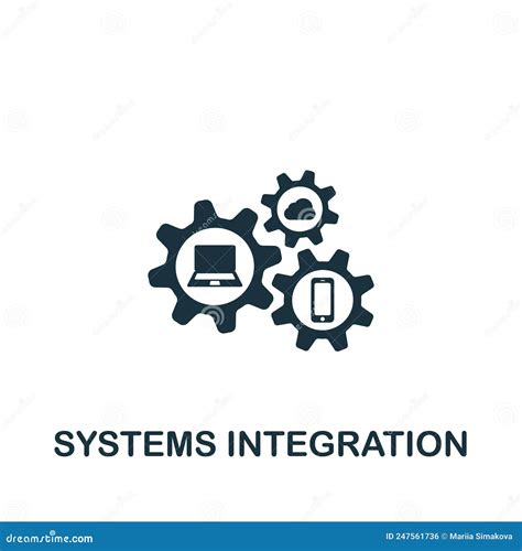Systems Integration Icon From Industry 4 0 Collection Simple Line Element Systems Integration
