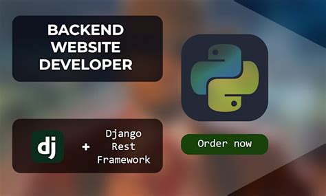 Create Website Backend Using Django Rest Framework By Awalking Fiverr