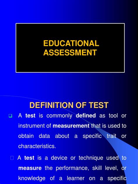 Educational Assessment Pdf Educational Assessment Standardized Tests