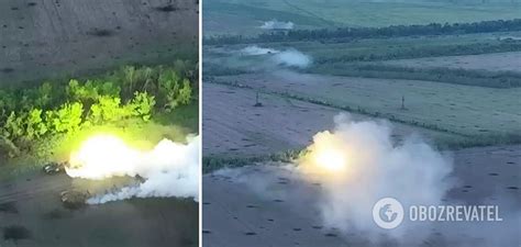 Танки 3 ї ОШБр рознесли посадку з окупантами під Бахмутом відео Oboz Ua