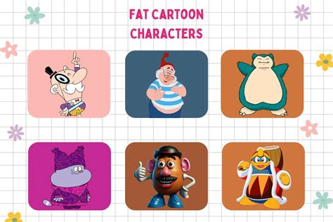 Fat Cartoon Characters And Their Fun Facts Stripes Blog