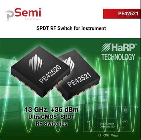 Pe42521 Spdt High Iso High Power Fast Switching Instrumentation