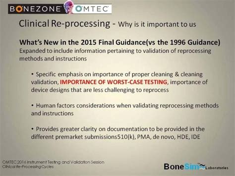 Instrument Testing And Validation Session Sterilogix