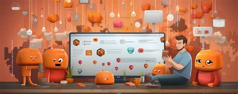 Application Of Sentiment Analysis Background Premium Ai Generated Image