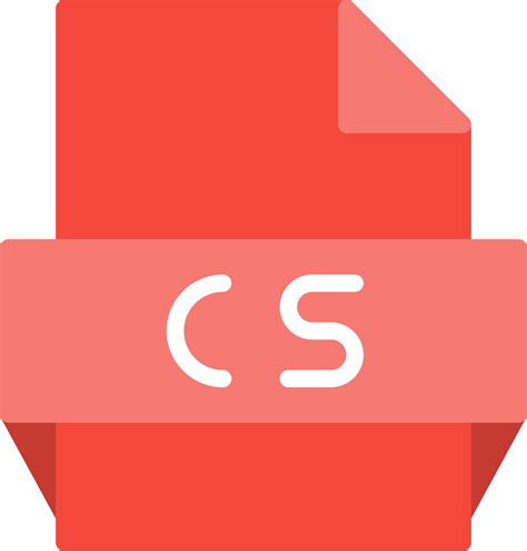 Cs File Format Icon 15830168 Vector Art At Vecteezy