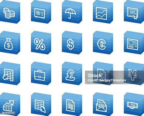 재무 웹 아이콘 파란색 박스 시리즈 가방에 대한 스톡 벡터 아트 및 기타 이미지 가방 금융 기업 비즈니스 Istock