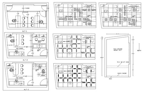 Office Building Detail 2d View Plan Layout Autocad File Cadbull
