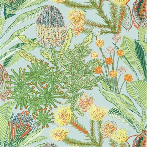 Tapeta Tropikalna Roślinność Thibaut T13925 Protea Palm Grove Tapety