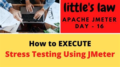 How To Execute Stress Test Using Jmeter Jmetertutorial Littleslaw Vasanth Shanmugam
