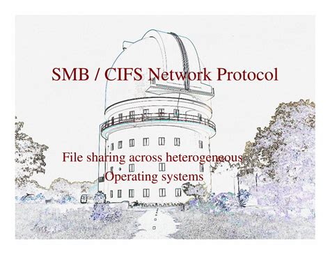 pdf smb cifs network protocol · b node builds a netbios name