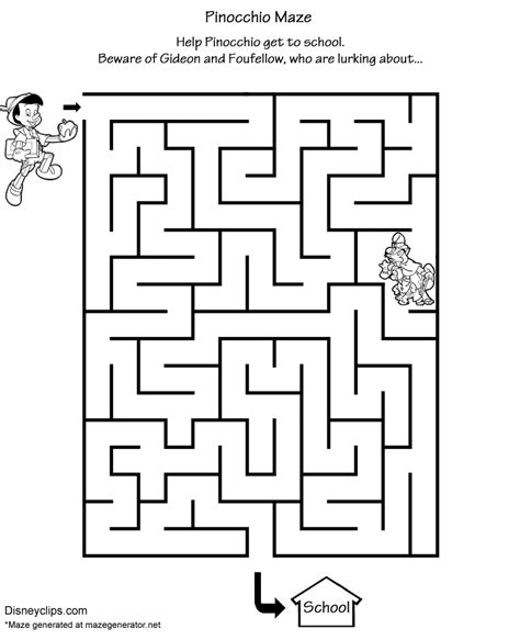 Pinocchio Maze  813×1001 In 2025 Maze Pinocchio Junk Journals