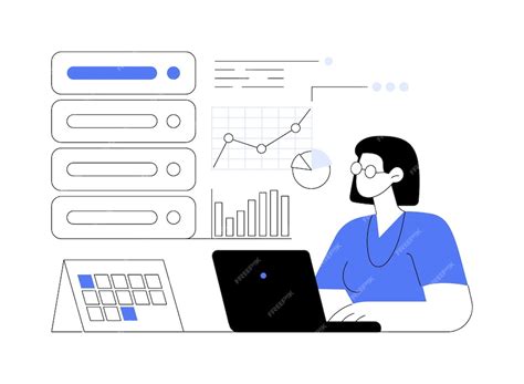 Premium Vector Analytics And Data Science Abstract Concept Vector