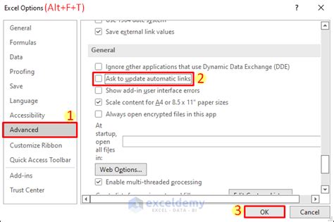 How To Fix If Excel Automatic Update Of Links Has Been Disabled Exceldemy