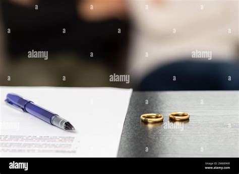 Document Of A Decree Of Divorce Dissolution Annulment Of The Marriage Along With Some Wedding