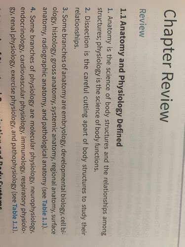 Chapter Review Sections Flashcards Quizlet