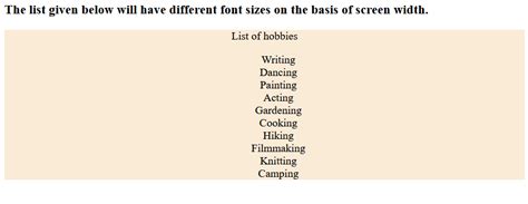 Media Query Css Min And Max Tpoint Tech
