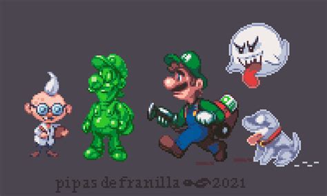 Luigis Mansion 3 Pixelart By Efejotart On Newgrounds
