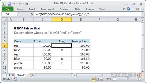 If Not This Or That Excel Formula Exceljet