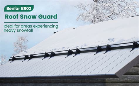 Benfar 5ft Snow Ice Guards For Metal Roofs Wood Roofs