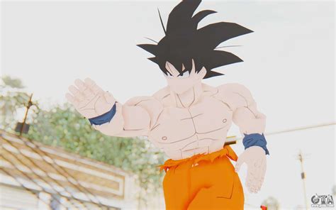 Dragon Ball Xenoverse Goku Shirtless Sj For Gta San Andreas